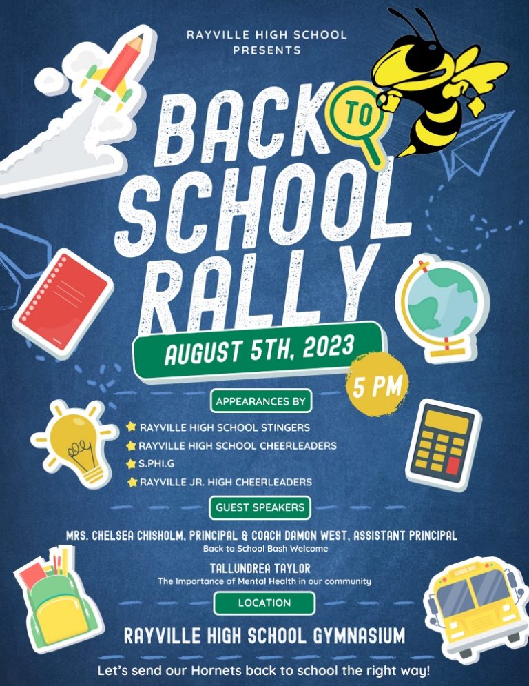 Back to School Rally! – Rayville High School