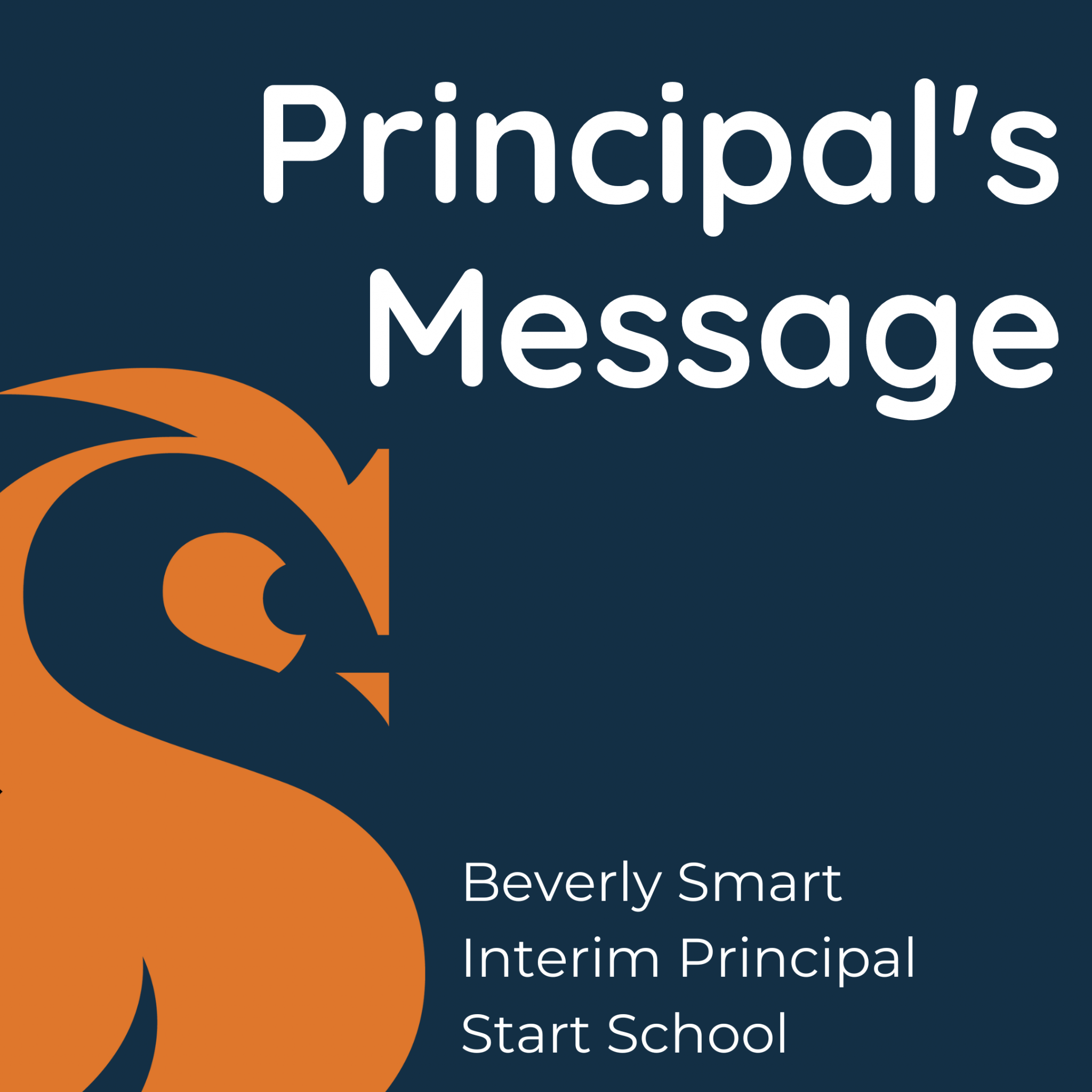 Principal’s Message – Start Elementary School