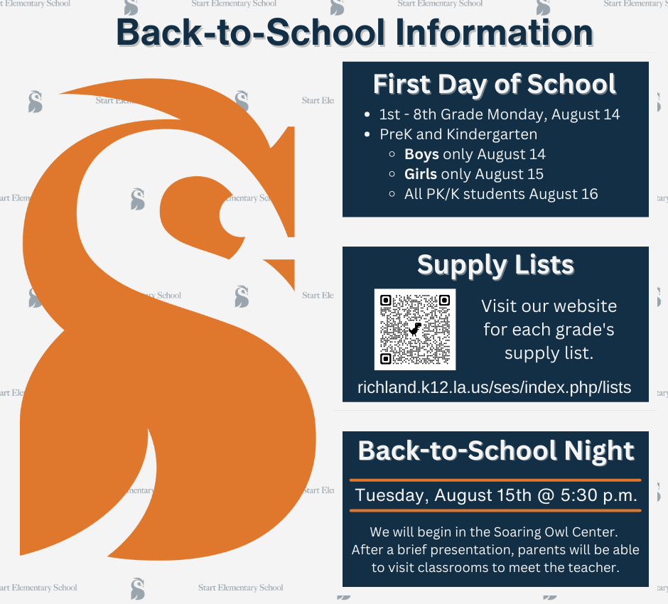 Principal’s Message – Start Elementary School