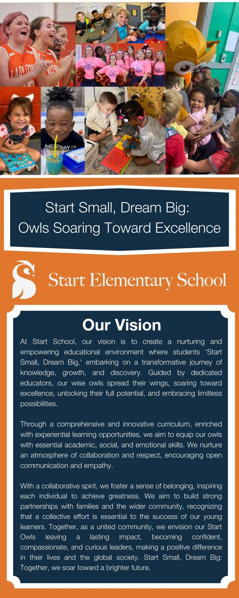 Our Vision – Start Elementary School
